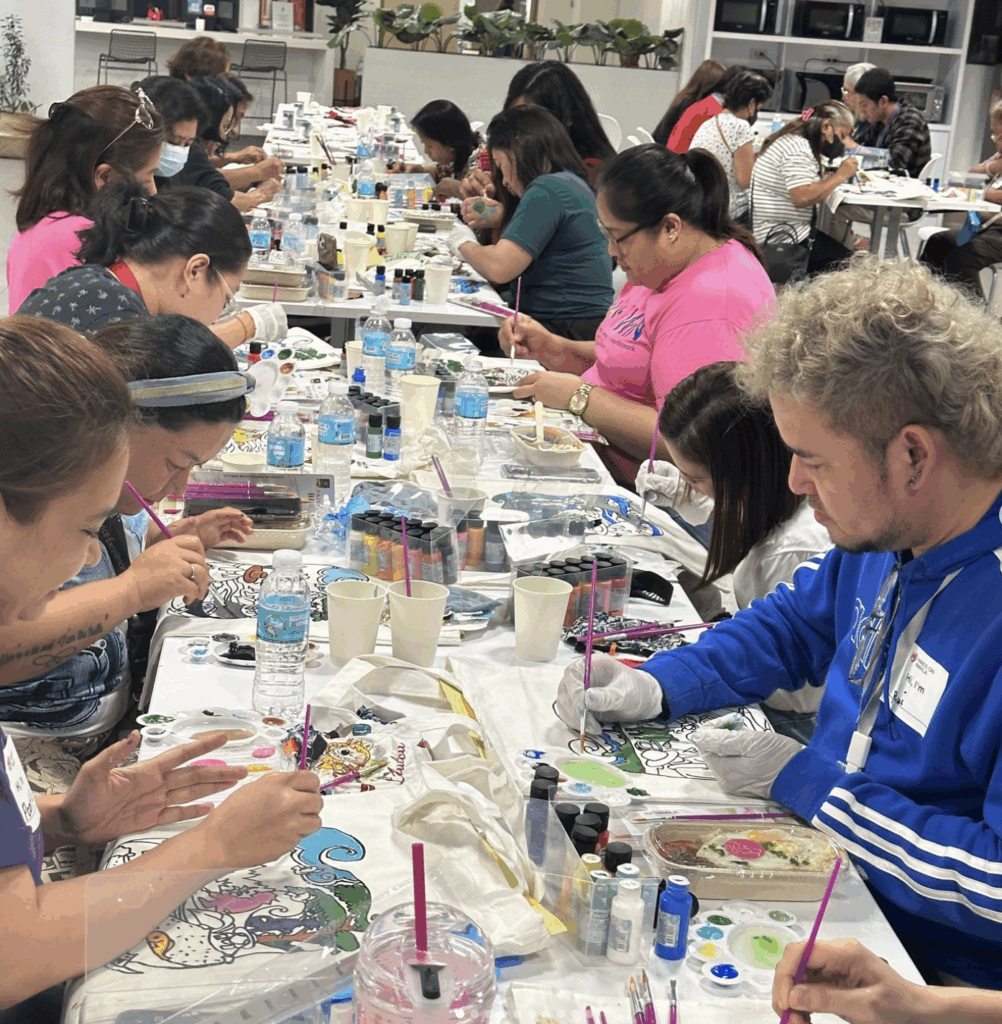 ADP Philippines' Ecobag painting - Hands On Manila